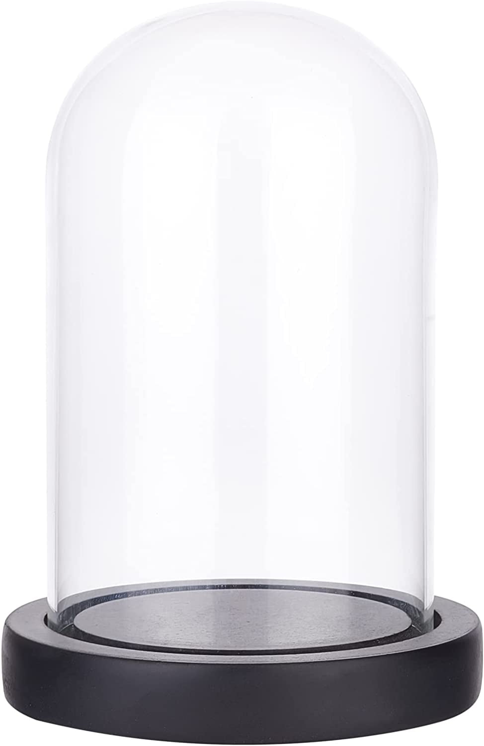 Glass Dome Cover Decorative Display Case Cloche Bell Jar Terrarium with ...