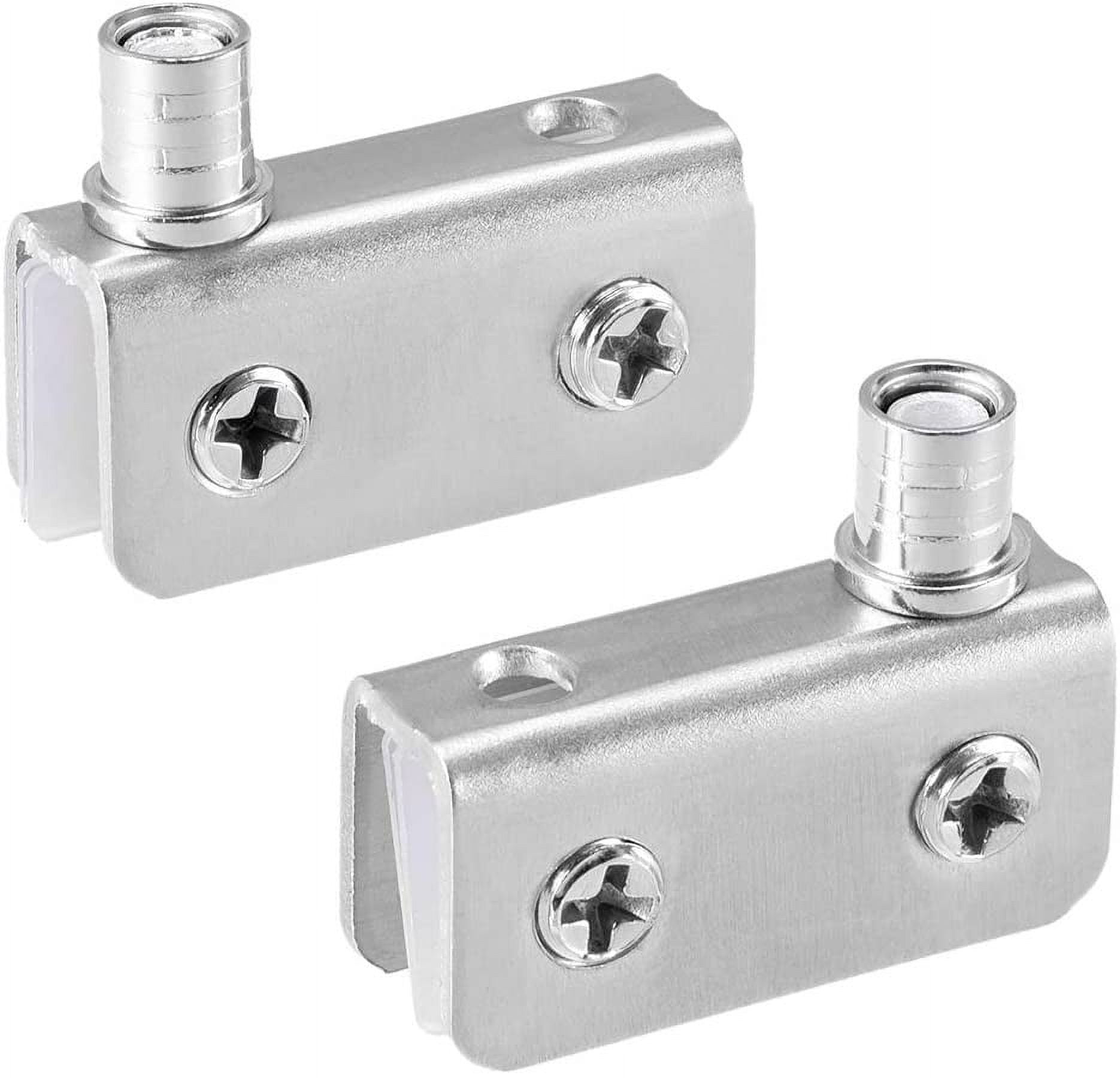 Glass Door Cupboard Hinge Adjustable Clamp Pivot Clip for 5-8mm Glass ...