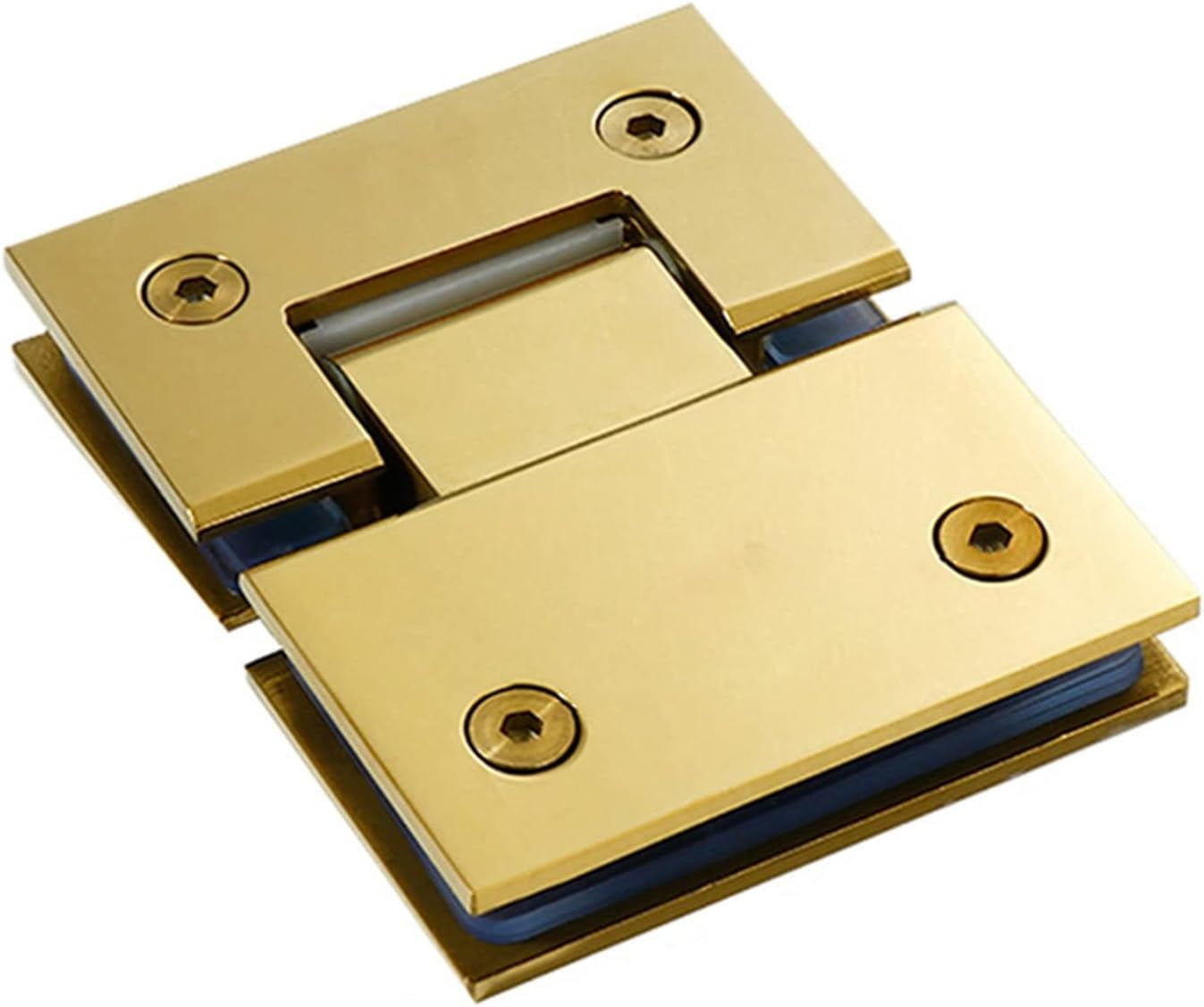 Glass Door Hinge,Bathroom Clamp,Brushed Gold Color Shower Room Glass ...