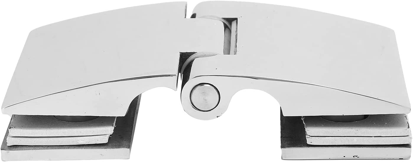 Glass Door Hinge,Bathroom Clamp,Hinge Door-Curved Double?Sided Hinge ...