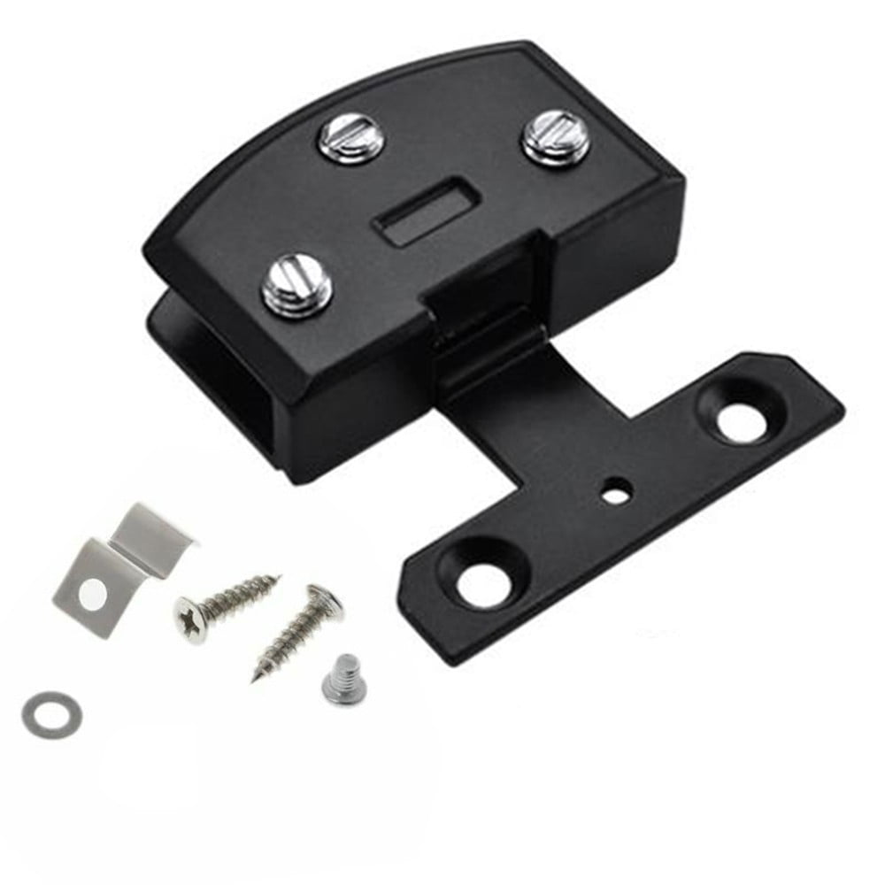Glass Door Hinge Cupboard Display Cabinet Gate Clamp Furniture Hardware ...