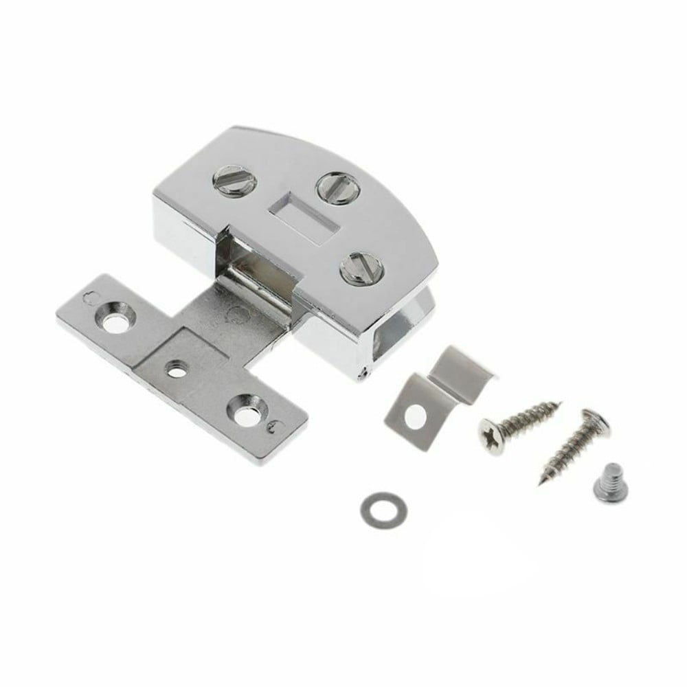 Glass Door Hinge Cupboard Display Cabinet Gate Clamp for 5-8Mm Glass ...