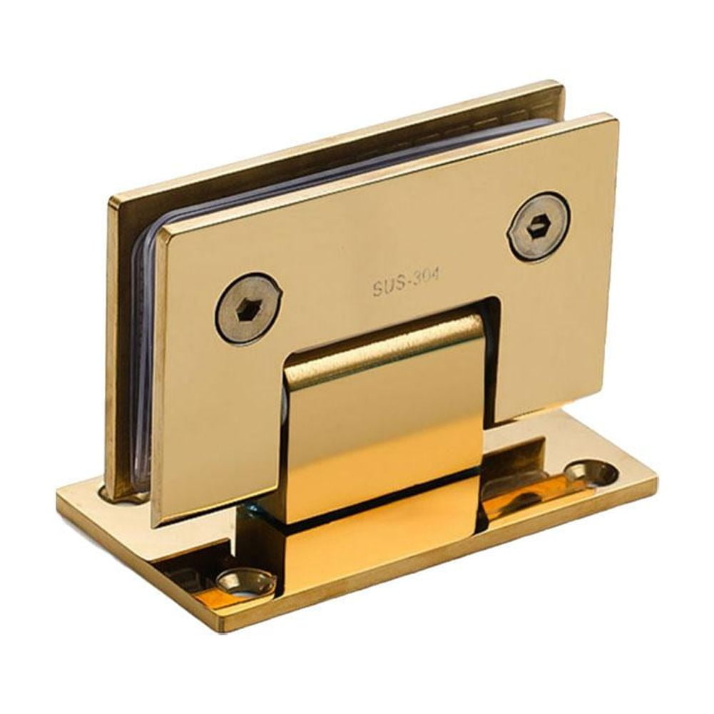 Glass Door Hinge Gold Color Bathroom Shower Room Hinge Clip/clamp 180 ...