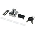 Glass Door Lock Punch-Free Display Cabinet Double Door Lock Keys Zinc ...