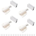 Glass Door Magnetic Catch Latch Closures, 4 Set Push Open Single Glass ...