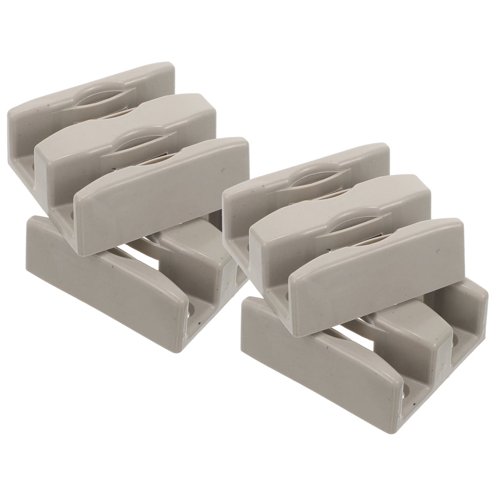 Yardwe Sliding Door Guides Rectangular Khaki PP 4Pcs - Walmart.com