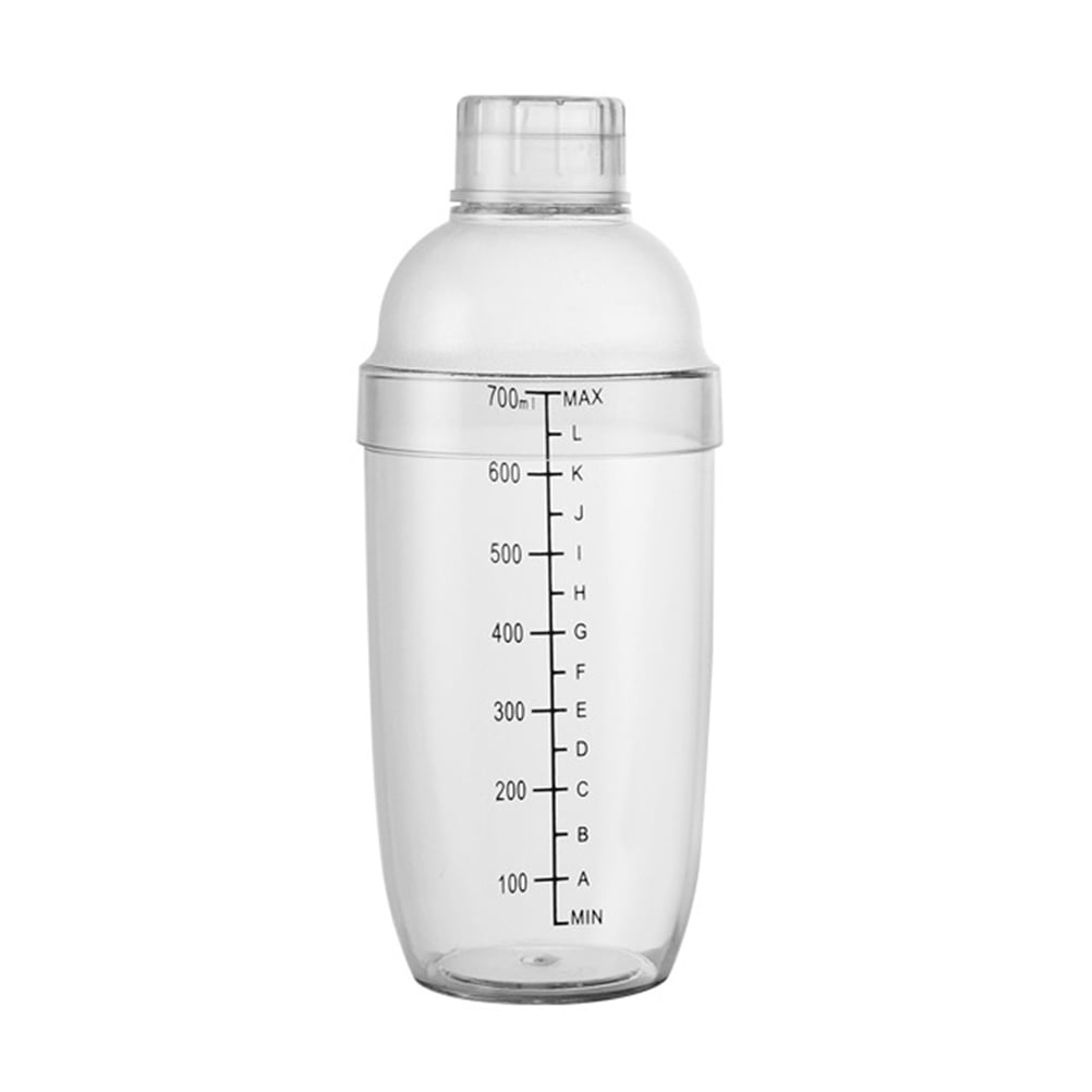Glass Drinking Bottle Cocktail Shaker Clear Antifreeze Shaking Tool ...