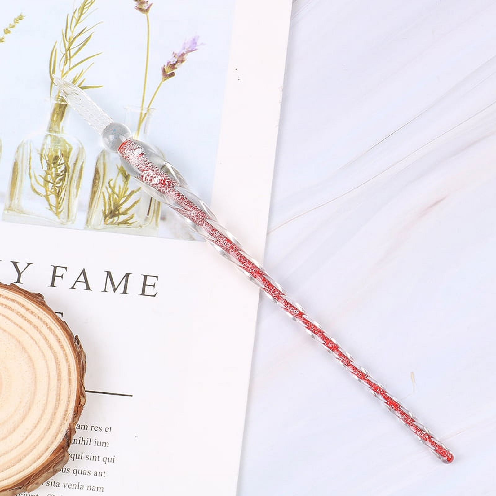 Glass Drip Fountain Pen Vintage Dip Dipping Pen Filling Ink Painting ...