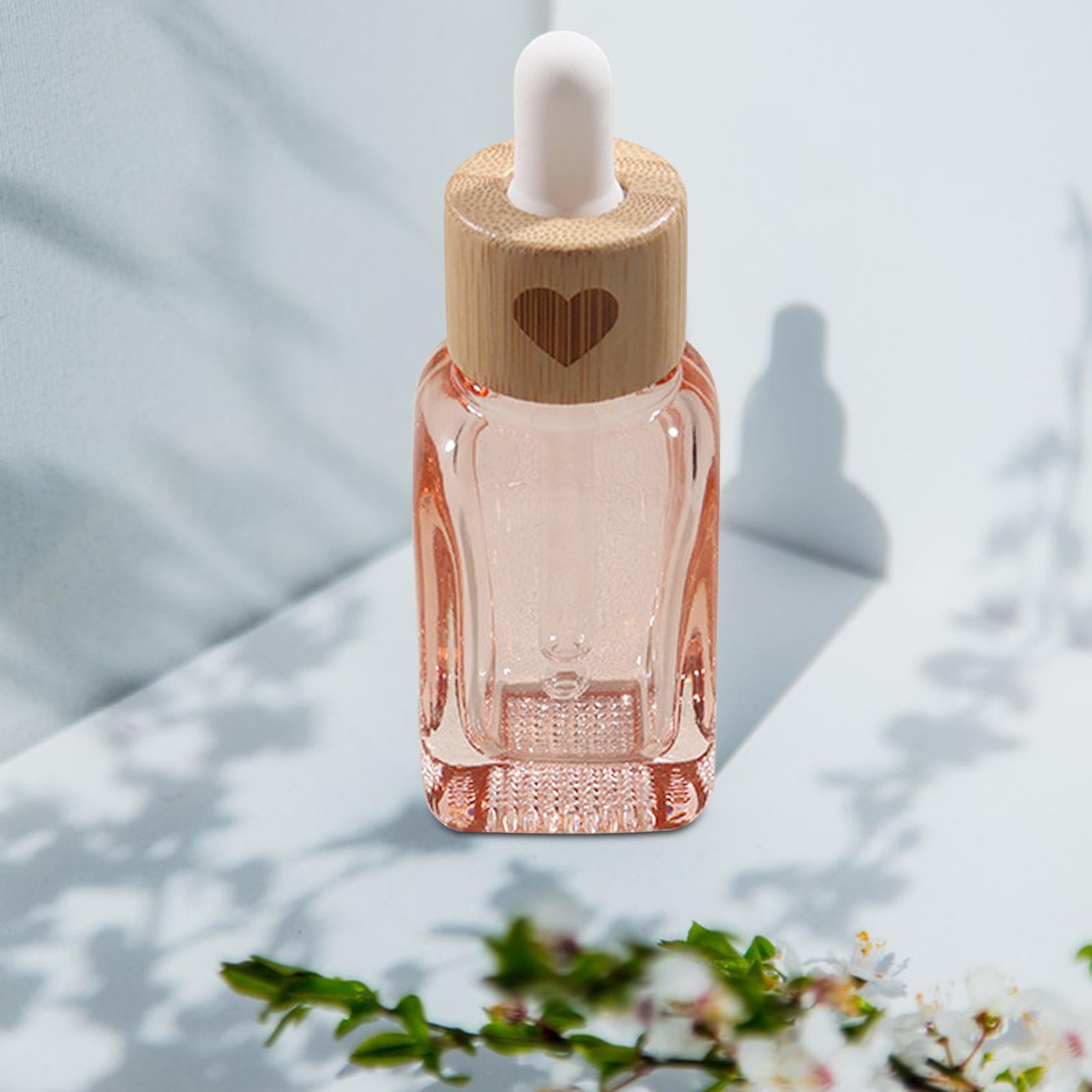 Glass Dropper Bottle Storage Bottle/ Portable Transparent Pink Empty Eye Dropper Bottle ...