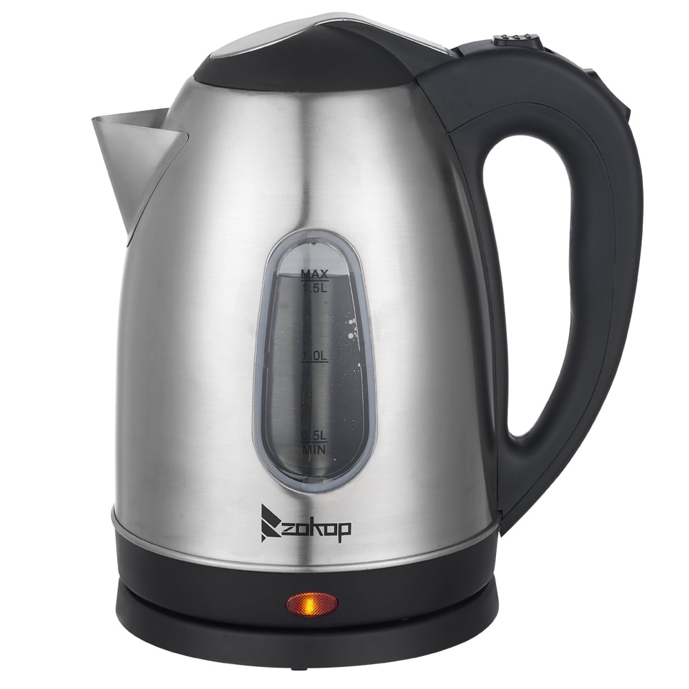Glass Electric Tea Kettle Hot Water Boiler 1.8L/1500W Auto Shut Off ...