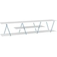 Glass Entryway Table, 2-Tier Entry Way Console Entrance Table, 41”L ...
