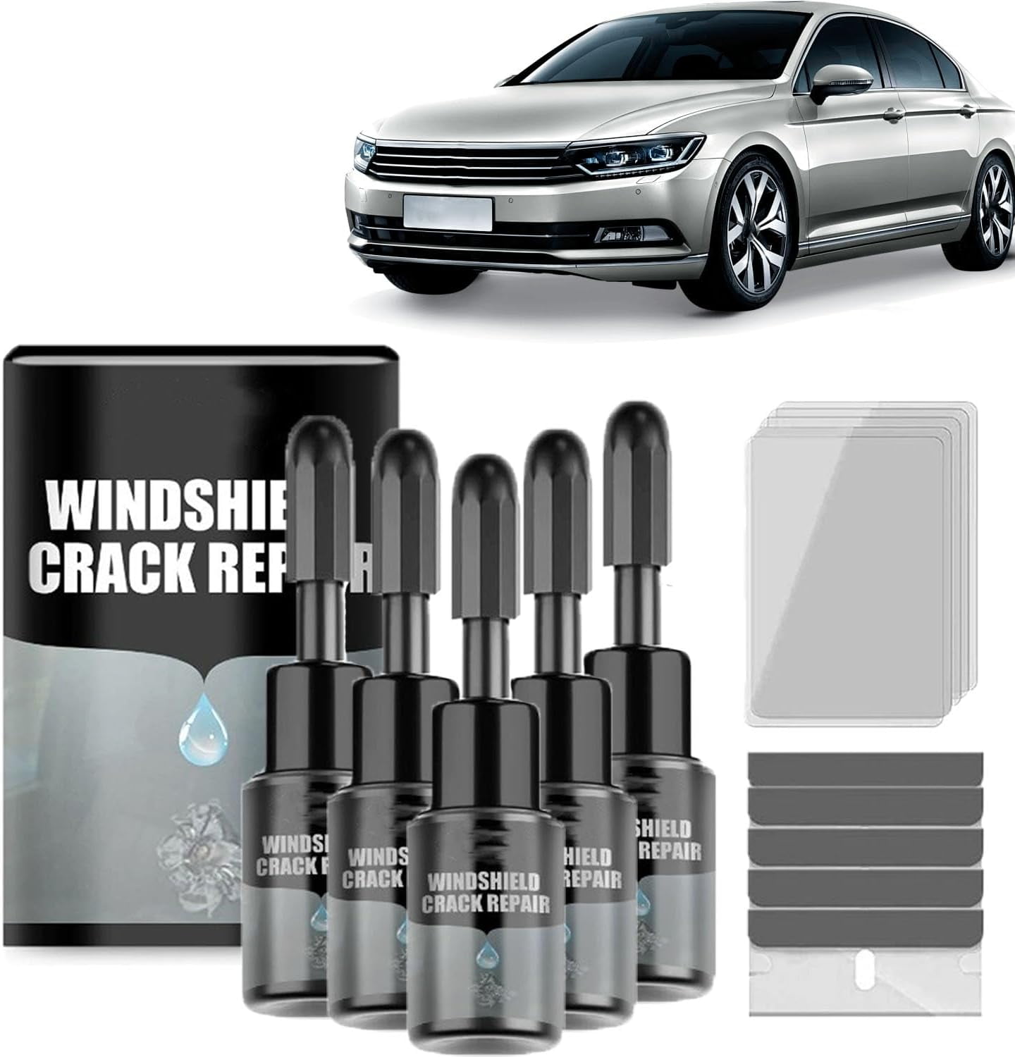 Glass Fix, Glassfix Guard: 2025 Windshield Crack Repair Formula, Car ...