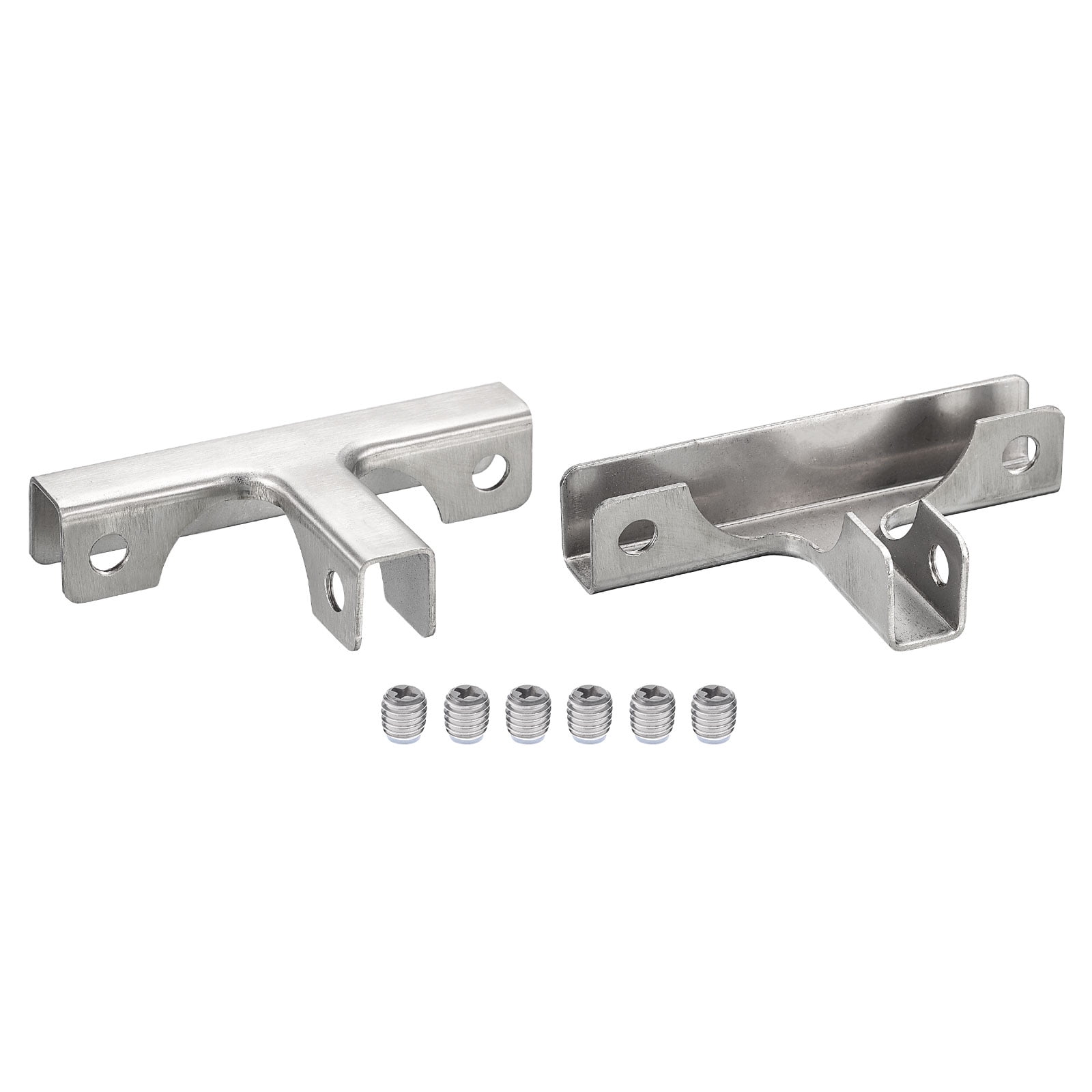 Glass Fixing Clip, 2 Pack for 10-12mm 304 Stainless Steel T-shaped ...