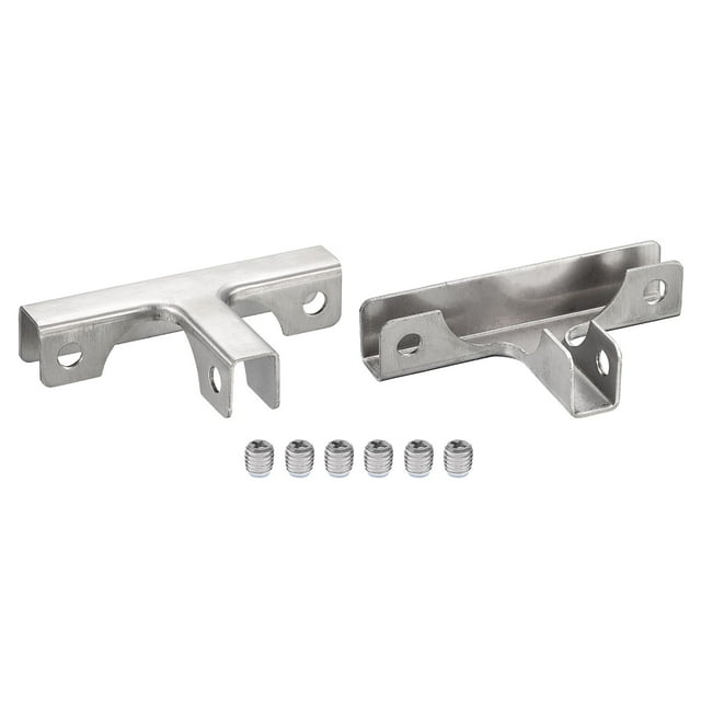 Glass Fixing Clip, 2 Pack for 10-12mm 304 Stainless Steel T-shaped ...