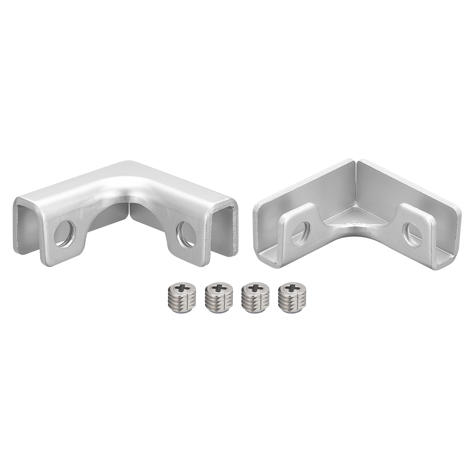 Glass Fixing Clip, 2 Pack for 4-8mm Aluminum Alloy L-shaped Glass ...