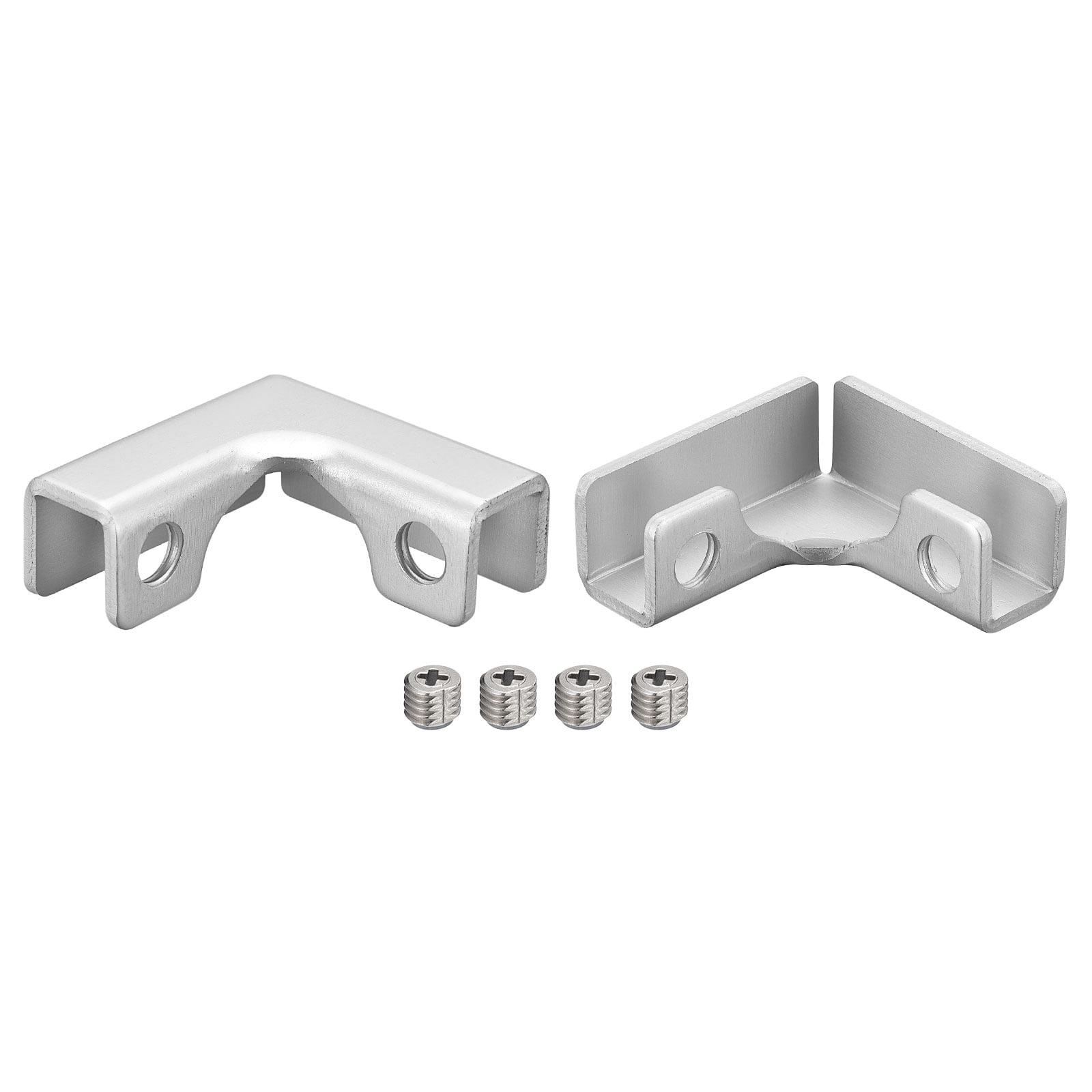 Glass Fixing Clip, 2 Pack for 6-10mm Aluminum Alloy L-shaped Glass ...