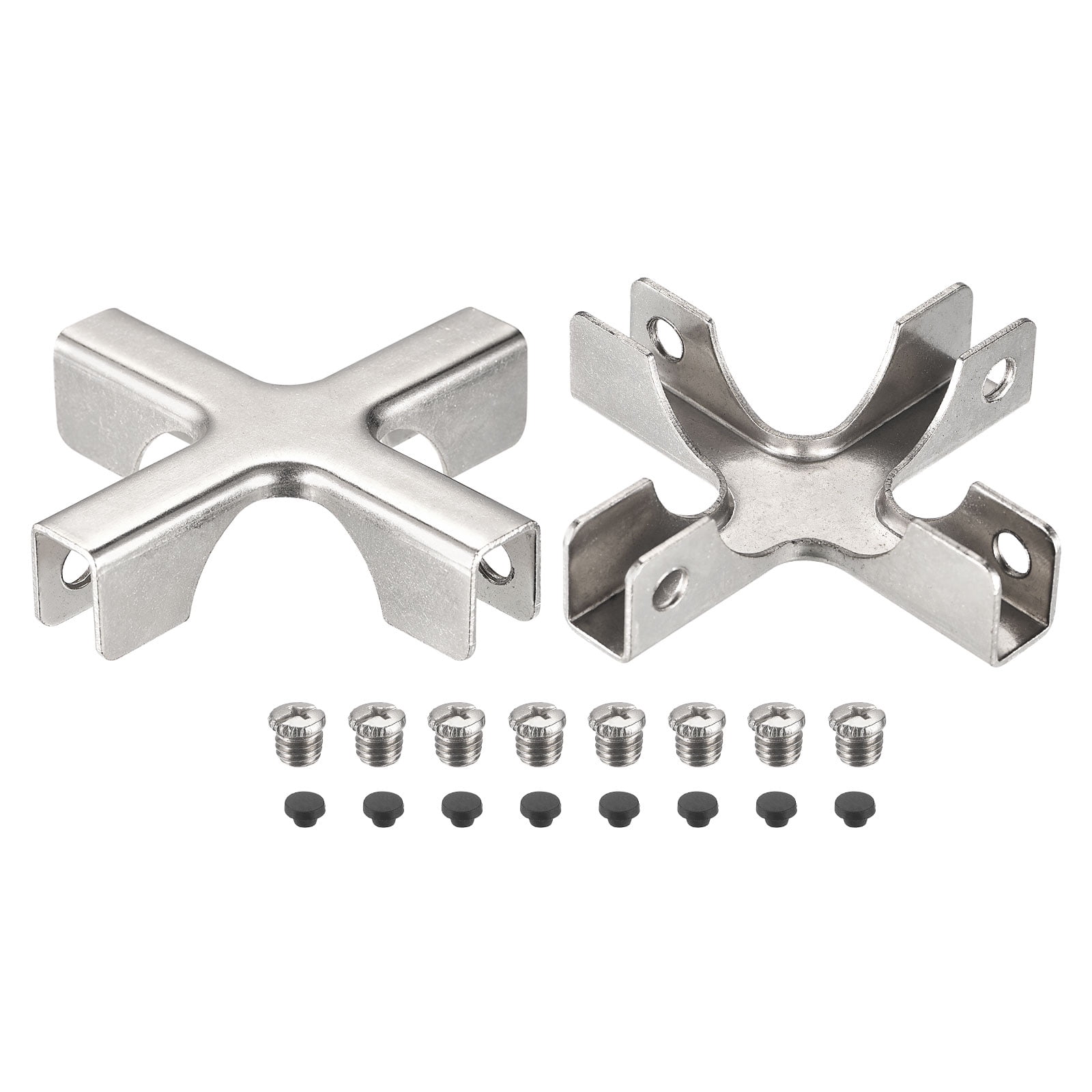 Glass Fixing Clip, 2 Pack for 6-10mm Cross Shaped Glass Combination ...