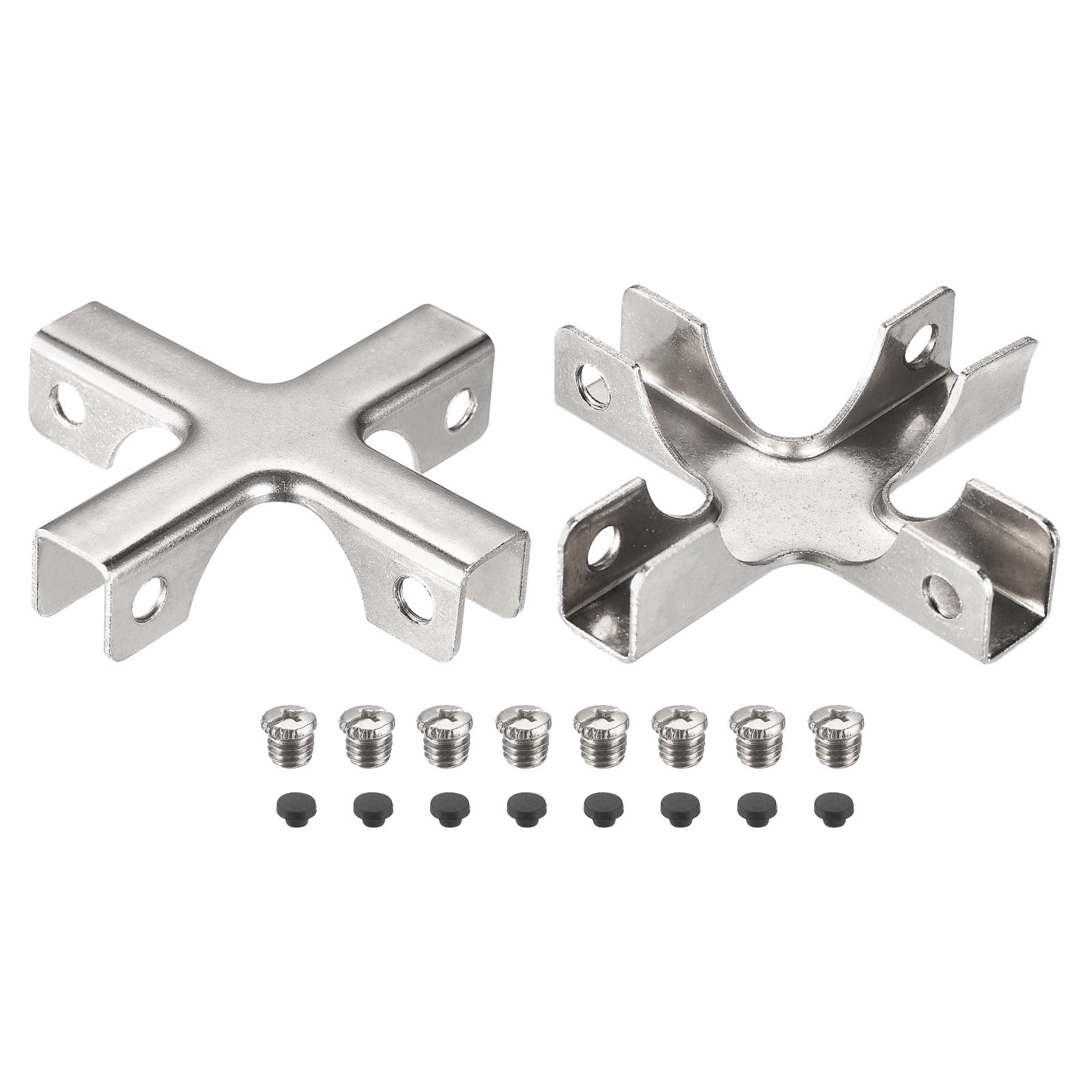 Glass Fixing Clip, 2 Pack for 8-12mm Cross Shaped Glass Combination ...