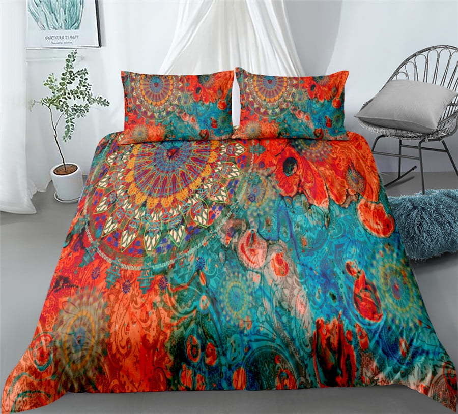 Glass Flower Bedding Set King Double Full Twin Single Bed Linen Set ...