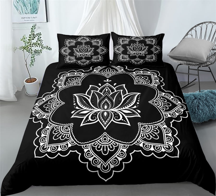 Glass Flower Bedding Set King Double Full Twin Single Bed Linen Set ...