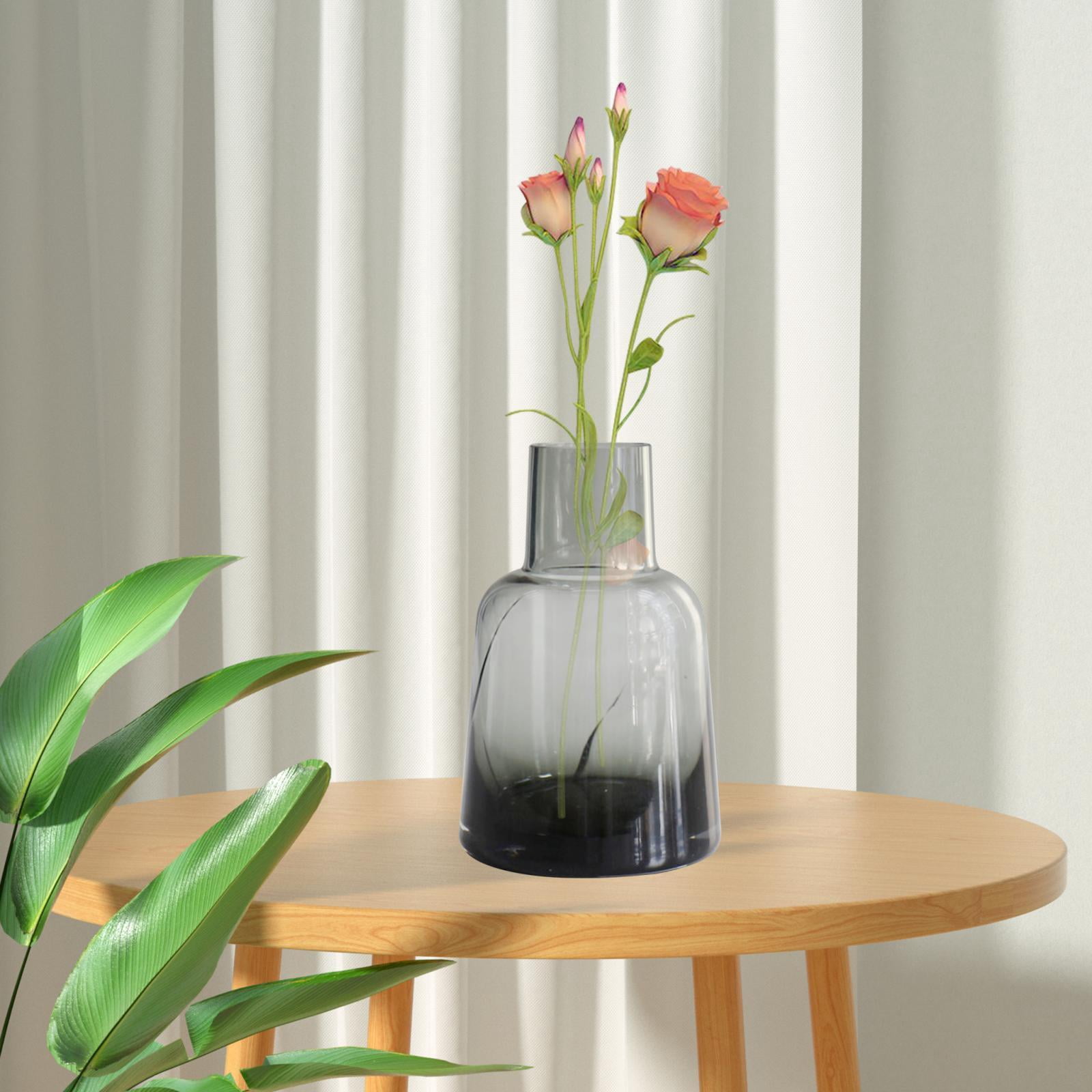 Glass Flower Vase Bud Vase, Plants Holder Modern Decors, Planter Flower ...