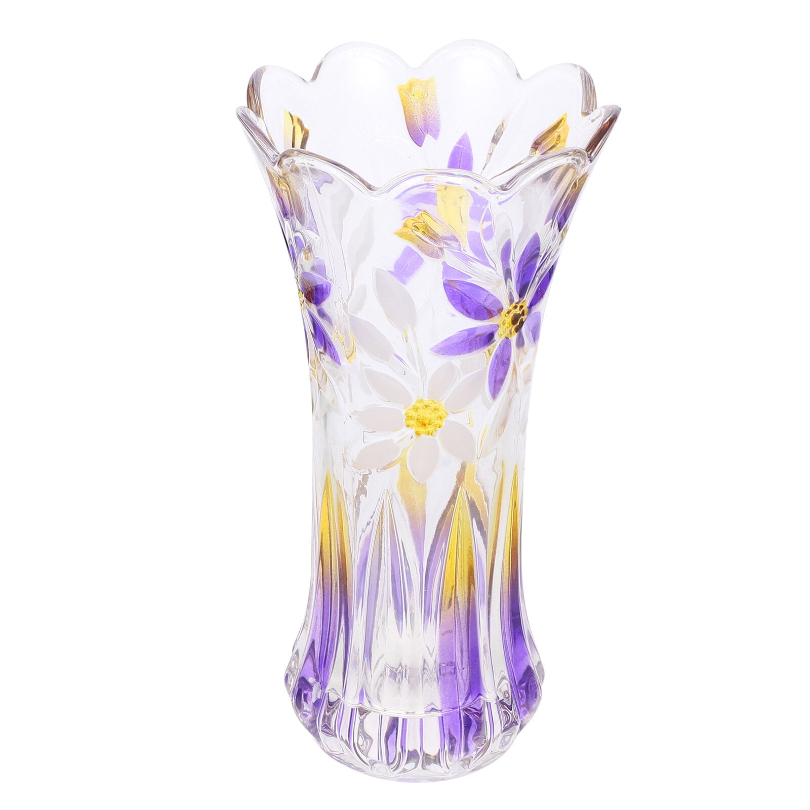 Glass Flower Vase Decorative Bud Vases Table Floral Vase Hydroponics ...