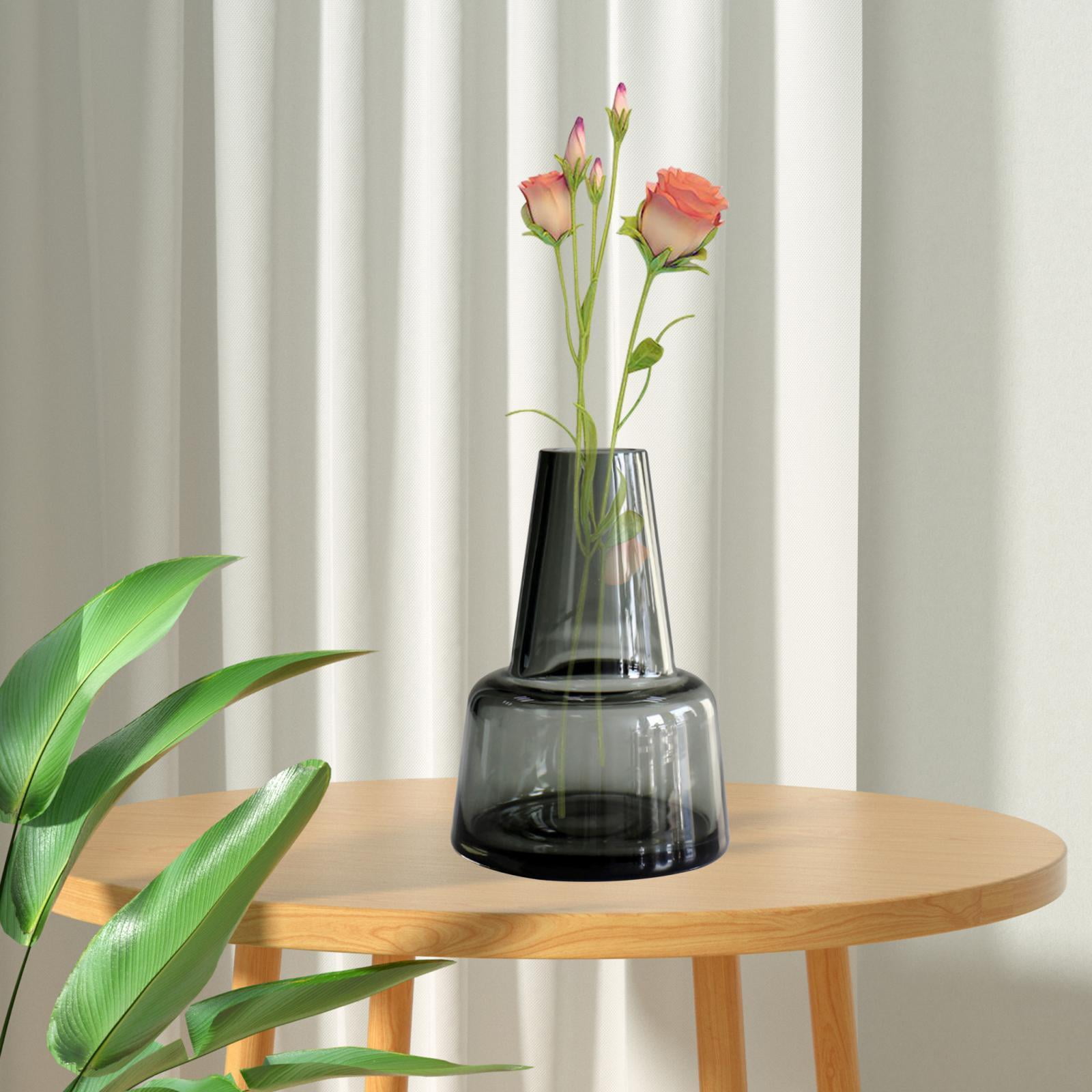 Glass Flower Vase Hydroponic Plants Pot Planter Floral Arrangements ...
