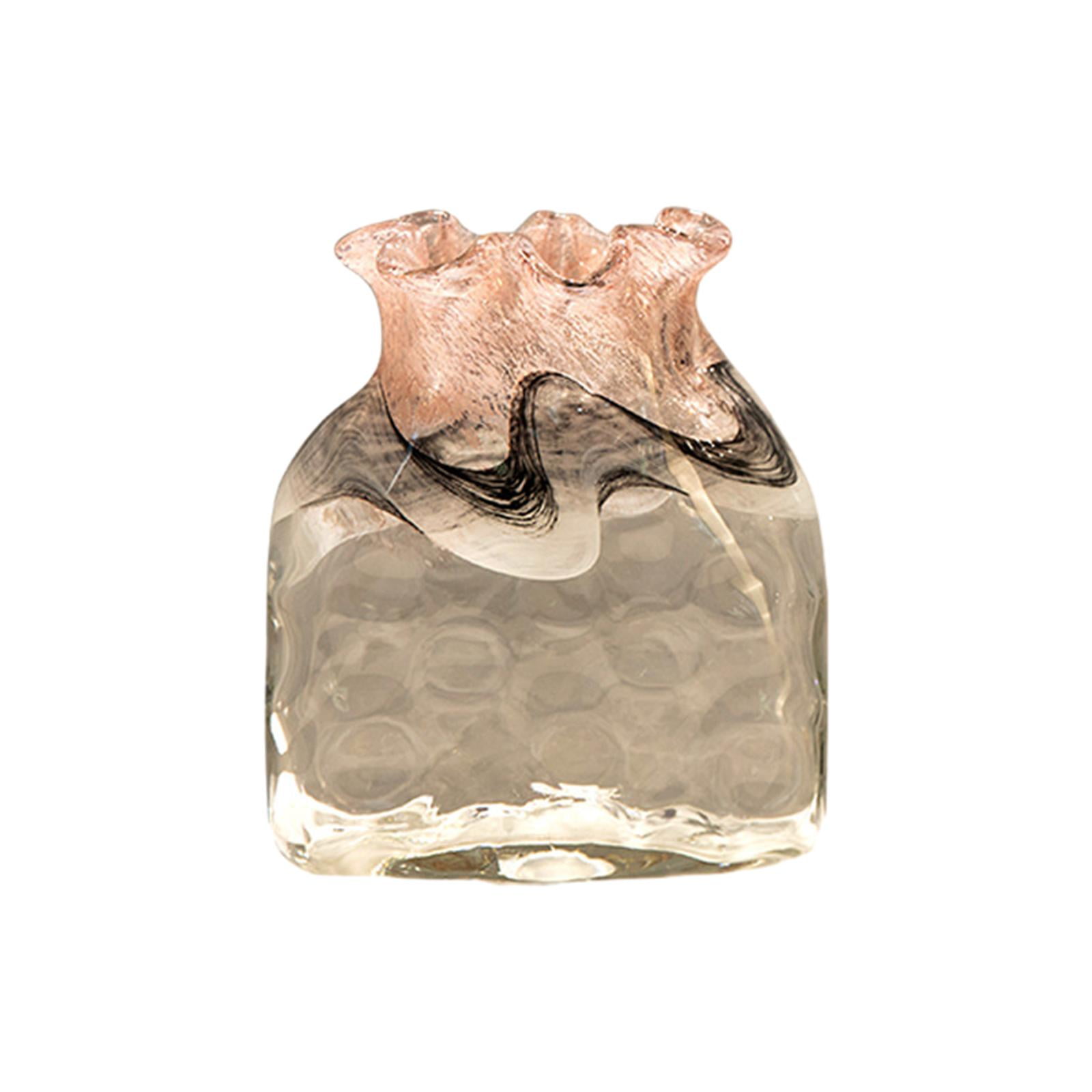 Glass Flower Vases Bud Vase Desk Decors Minimalist Storage Plants ...