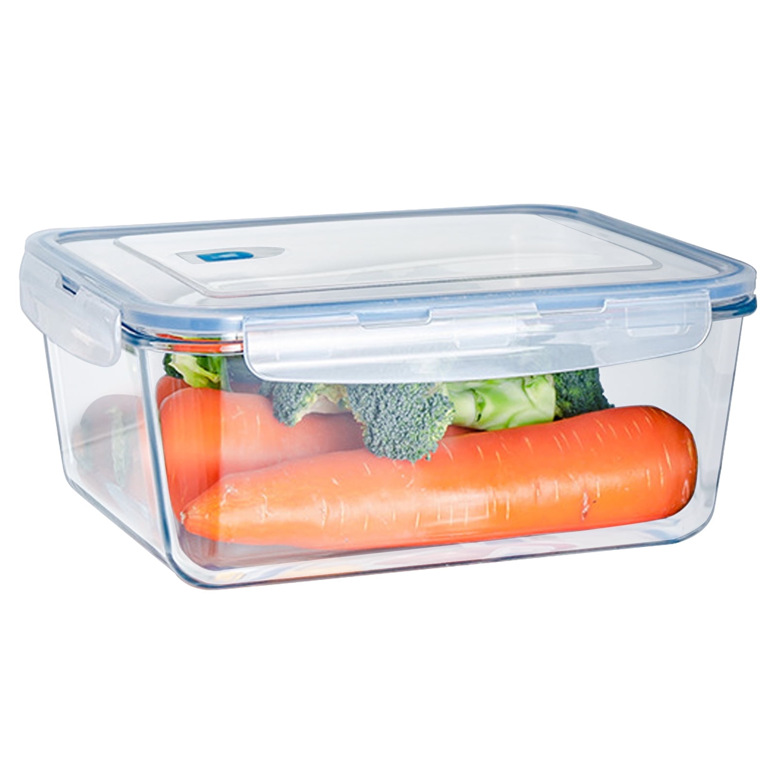 Glass Food Storage Container (Pack of 1) | 3300 ML / 112 oz /13.46 Cup | LARGE | Locking Lid ...