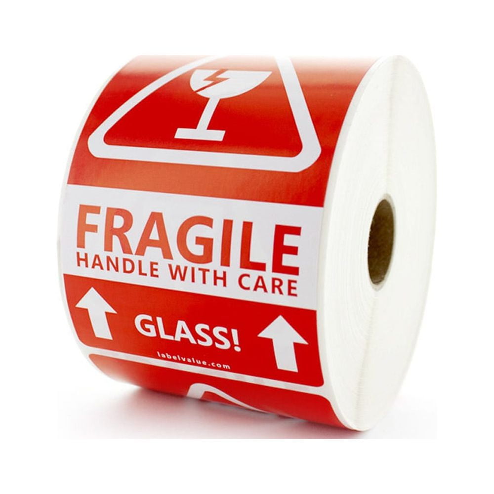 Glass Fragile Handle With Care Stickers - Walmart.com