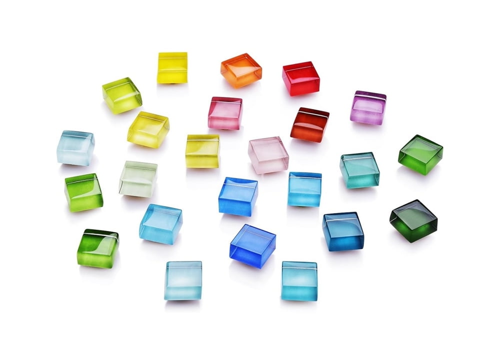 Glass Fridge Magnets,Acrylic Mosaic Magnet, Cute Colorful Magnets ...