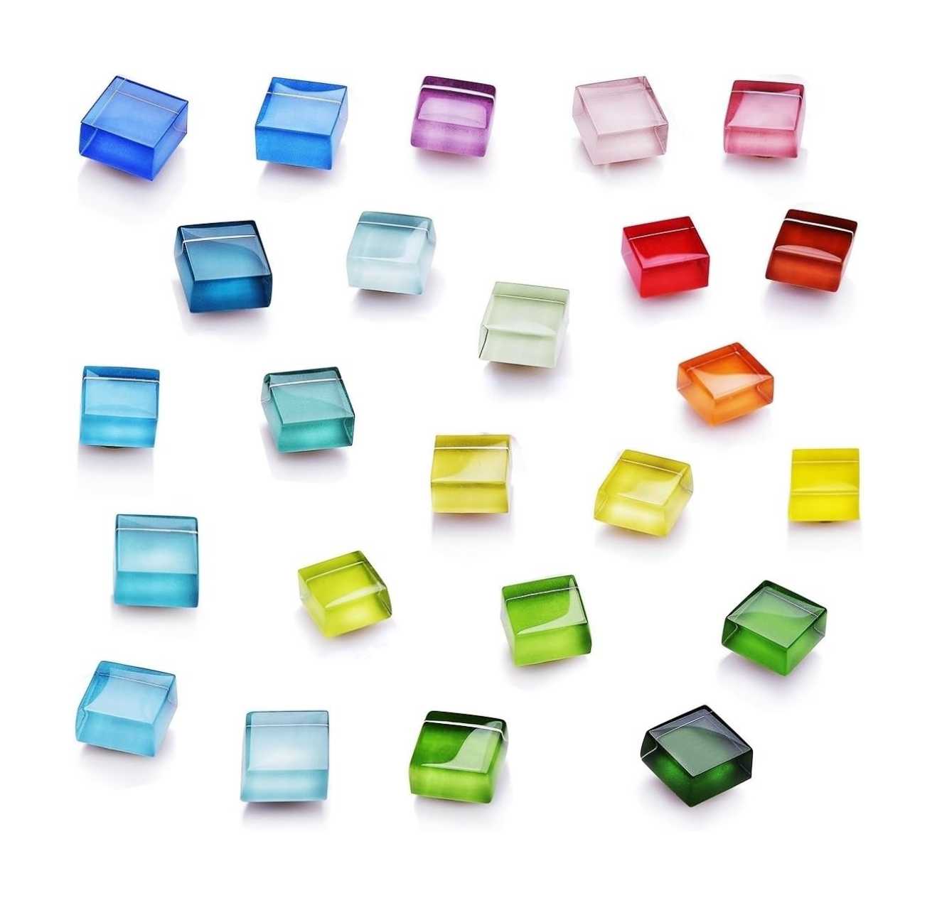 Glass Fridge Magnets,Acrylic Mosaic Magnet, Cute Colorful Magnets ...