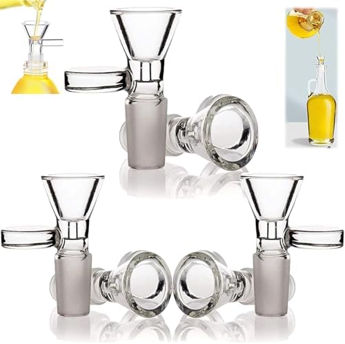 Glass Funnel, 14mm Small Glass Funnel - Walmart.com