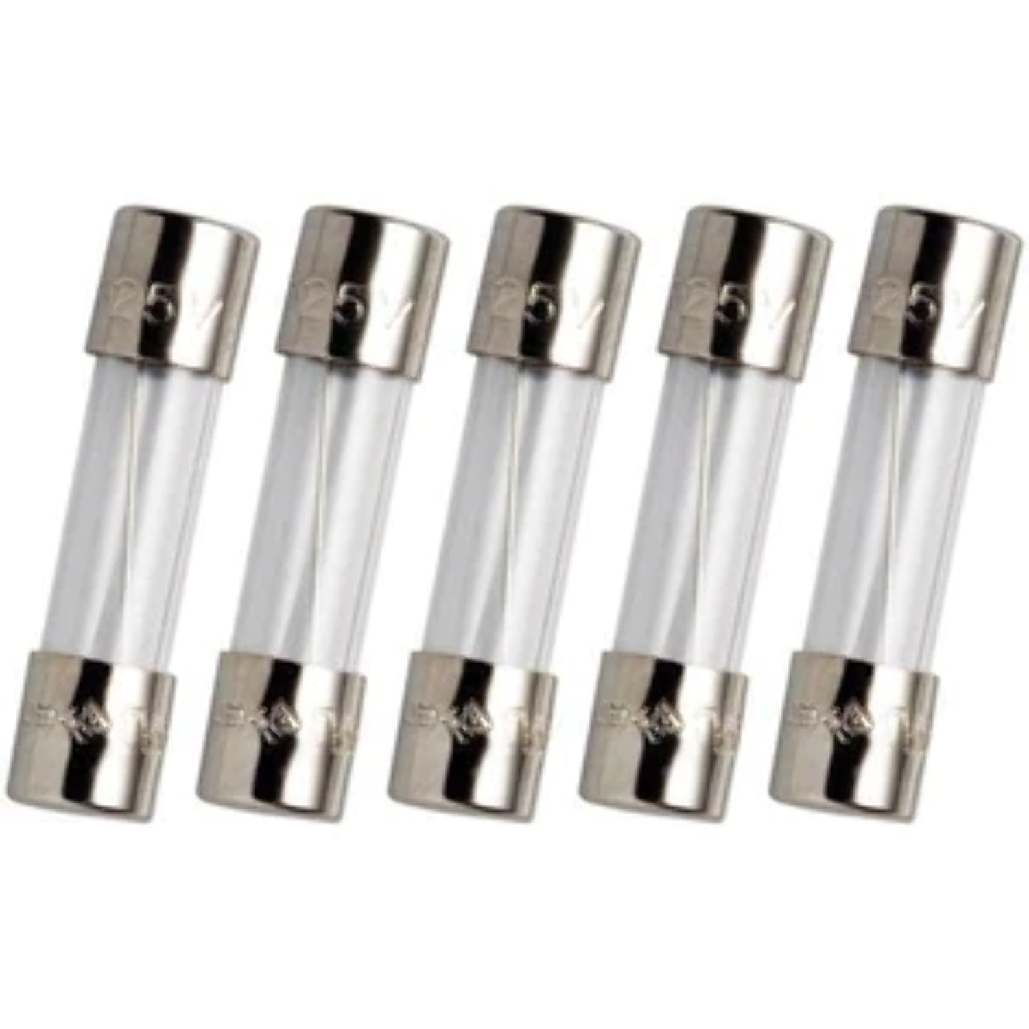 Glass Fuses | 5x20mm | Slow Blow | Pack of 5 | 3.15A - Walmart.com
