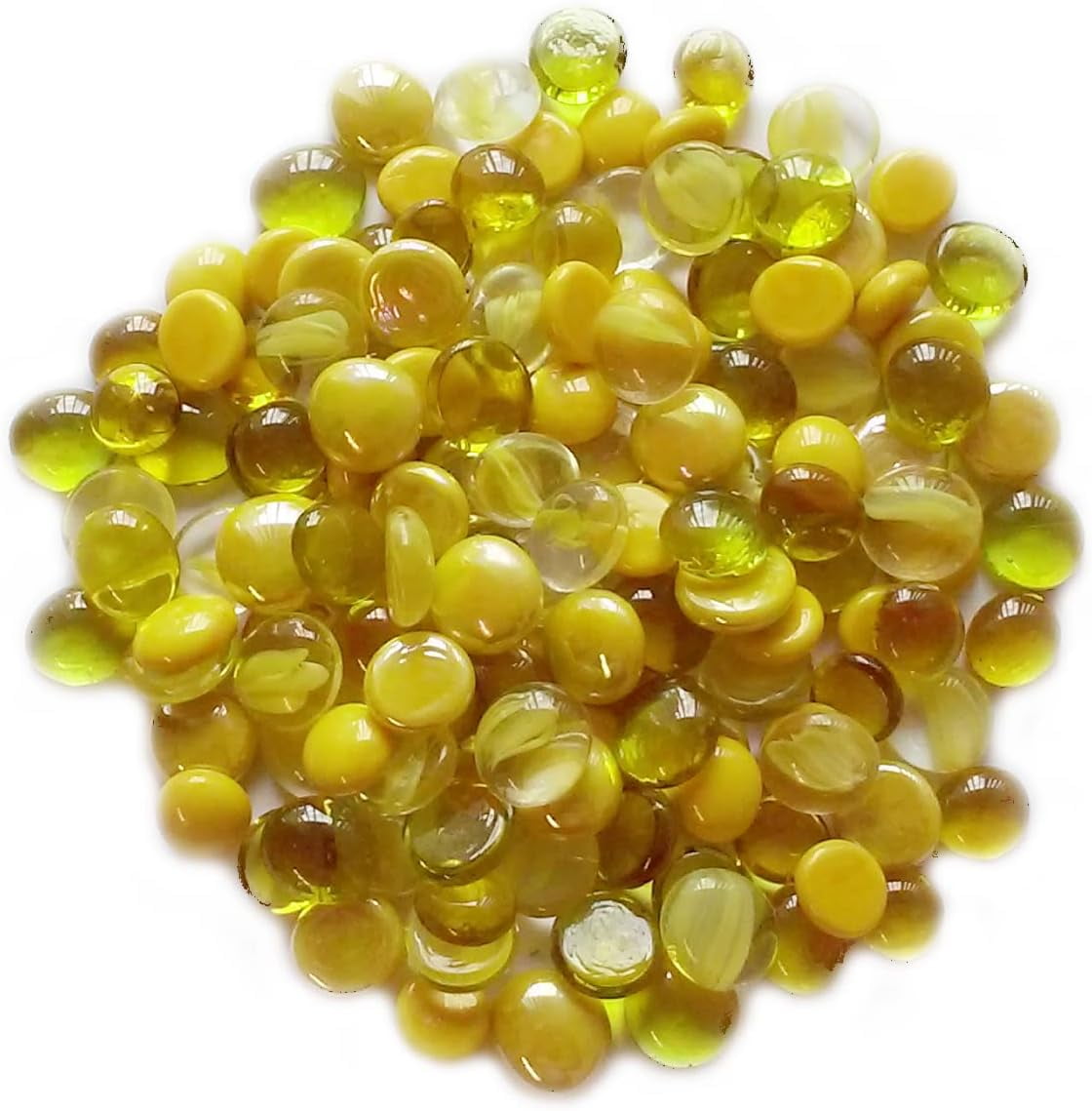 Glass Gems - Vase Fillers - Aquarium Fillers (4 LB, Sunshine Mix ...