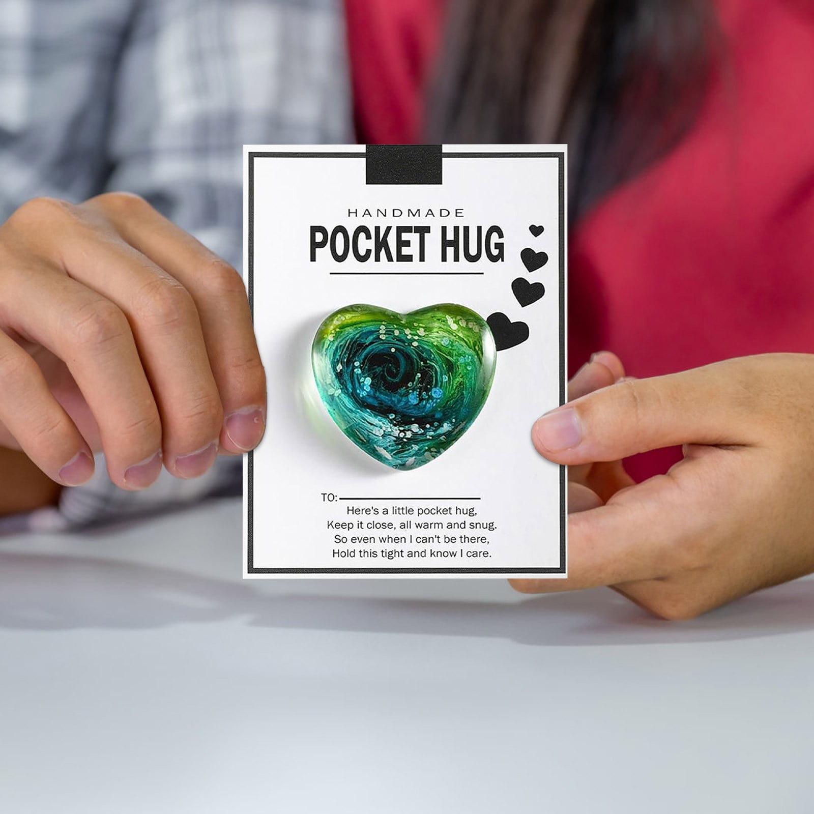 Glass Heart Pocket Gift A Small Translucent Token For Carrying Messages ...