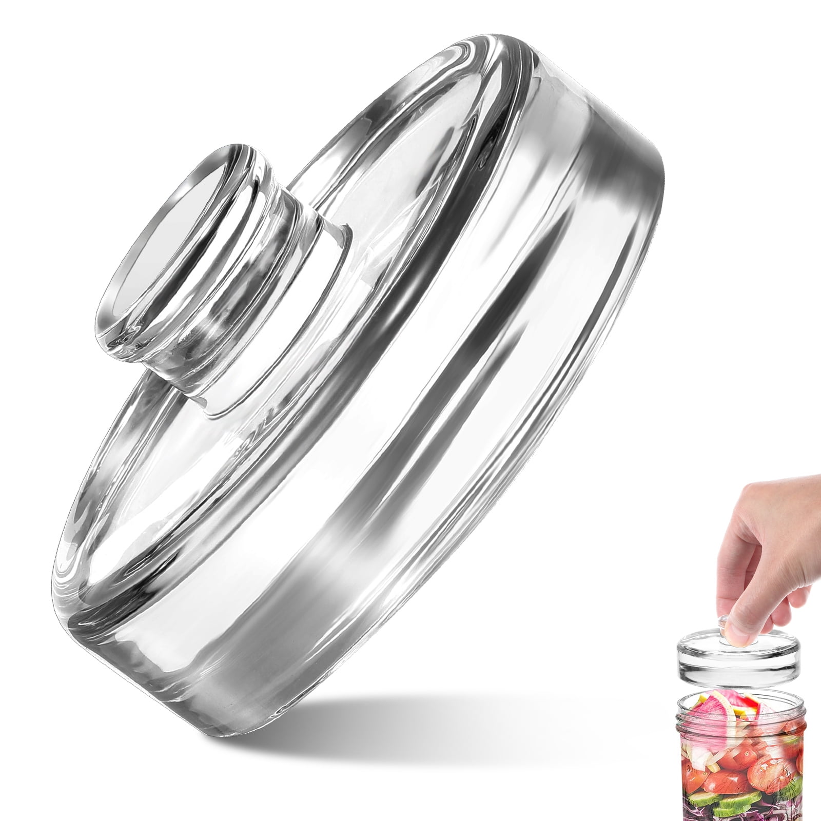 Glass Heavy Stone Fermentation Jar Weights Versatilen Weight For Wide
