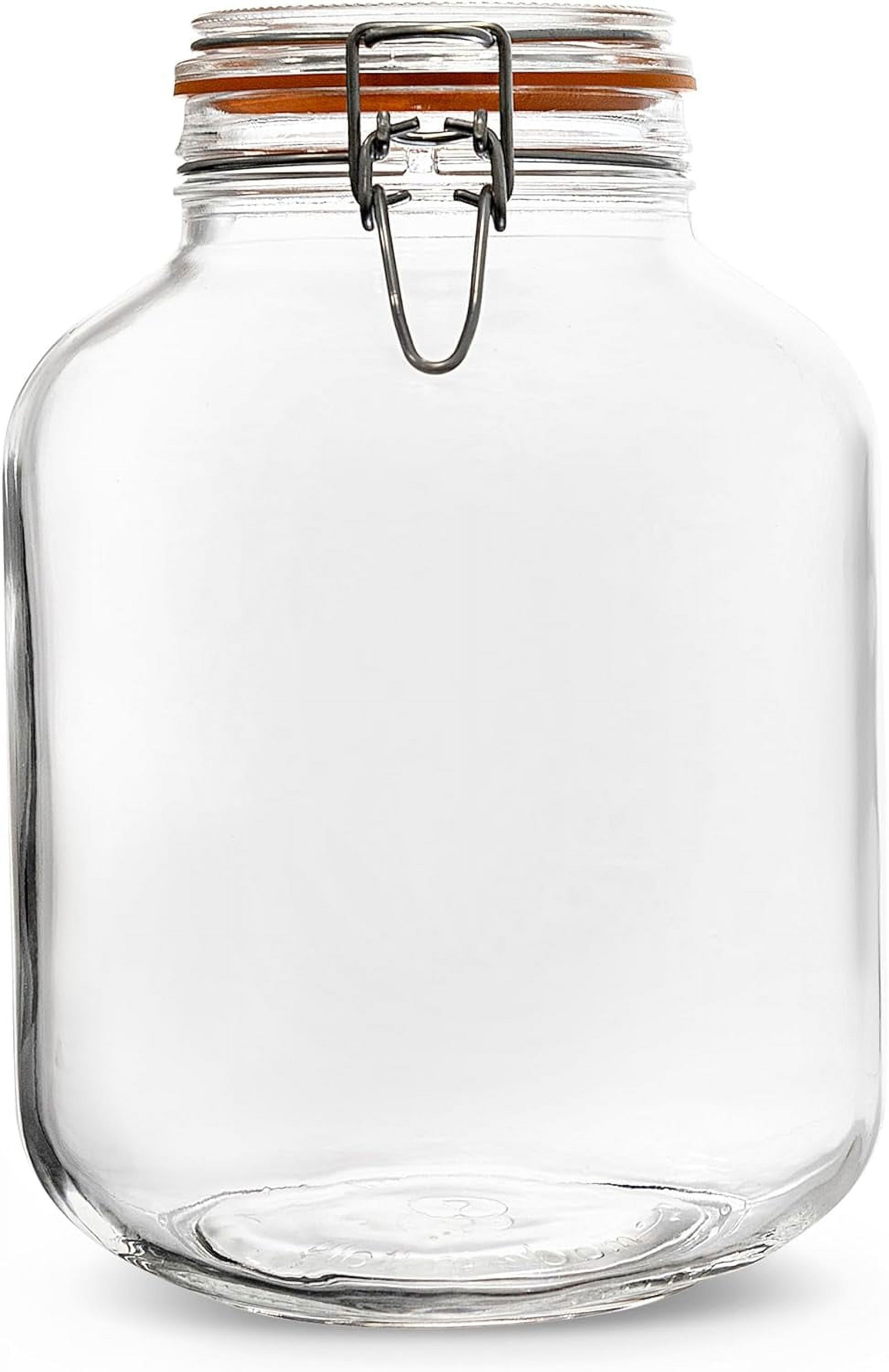 Glass Hermetic Preserving Canning Jar | Italian Made Storage Jar with ...