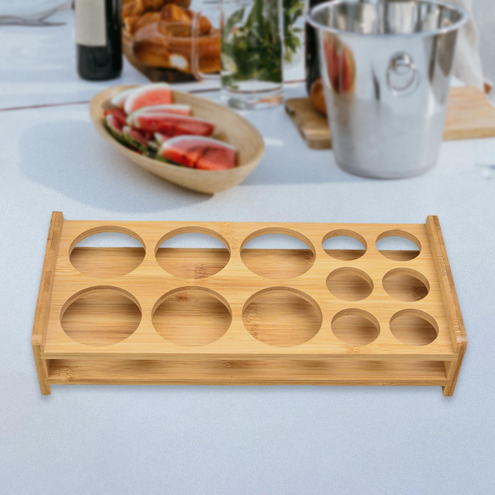 Glass Holder Serving Tray Glasses Rack Serving Holder Cup Rack for Home ...