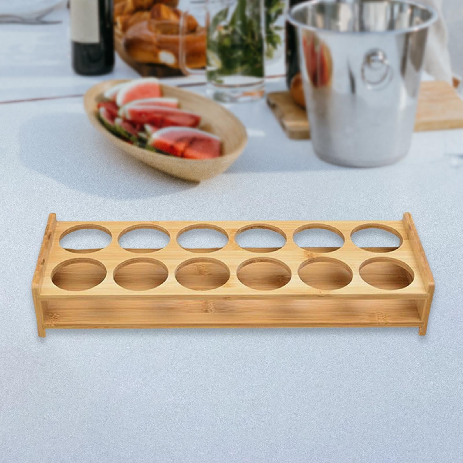 Glass Holder Serving Tray Glasses Rack Serving Holder Cup Rack for Home ...