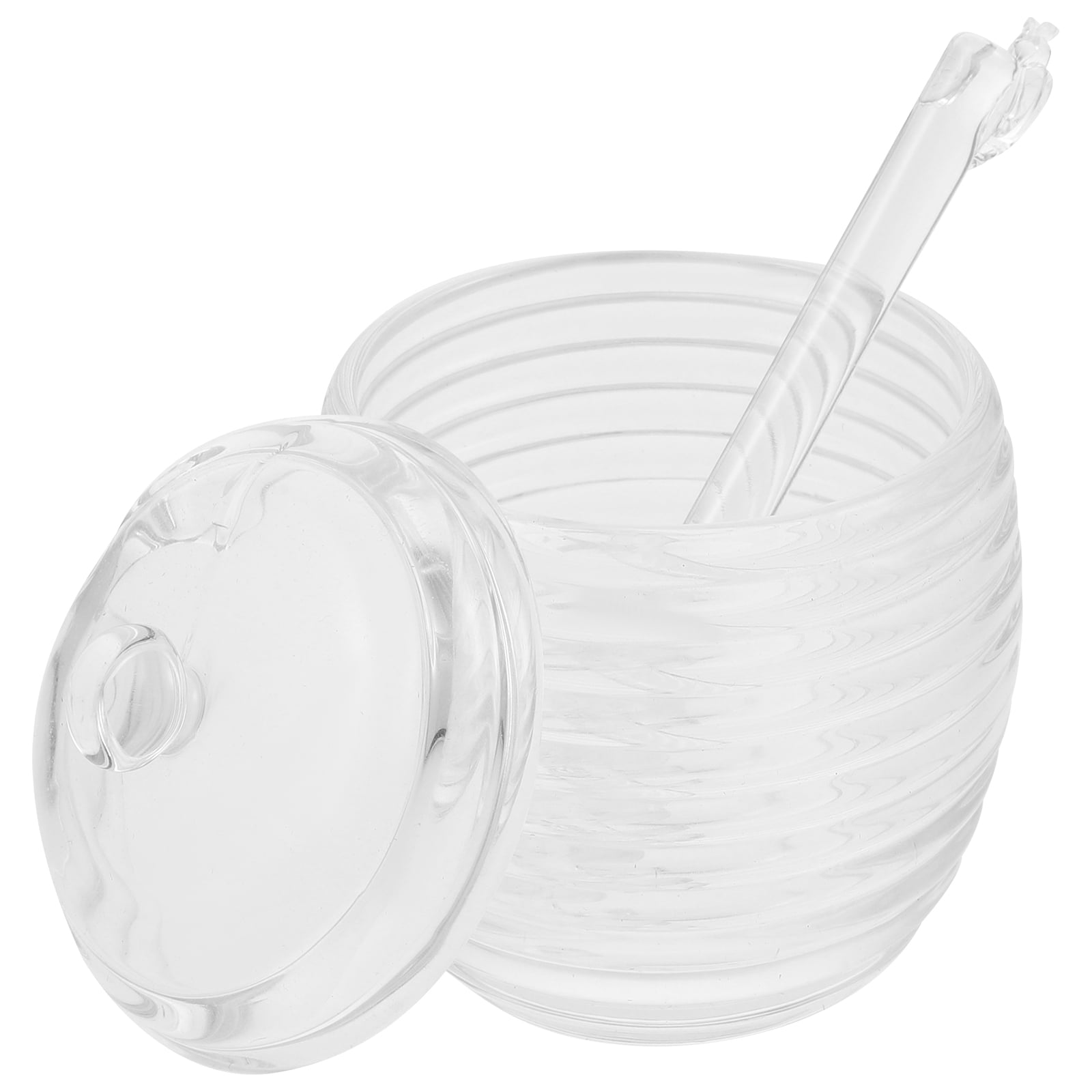 Glass Honey Jar Espresso Cup Syrup Jars Glass Transparent Jar Glass ...