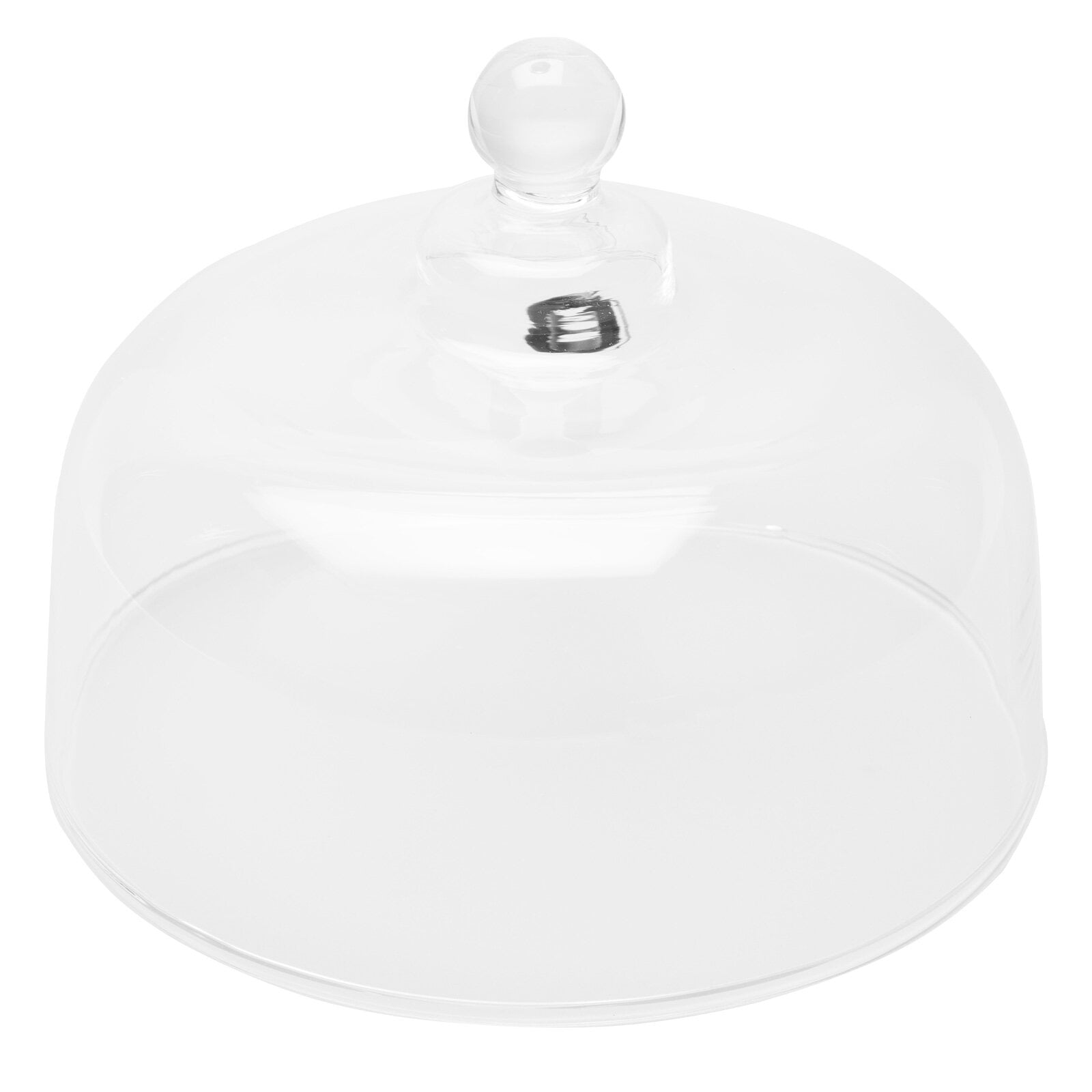 Glass Hood Cloche Floating Cake Stand Black Cupcake Pan Holders Man ...