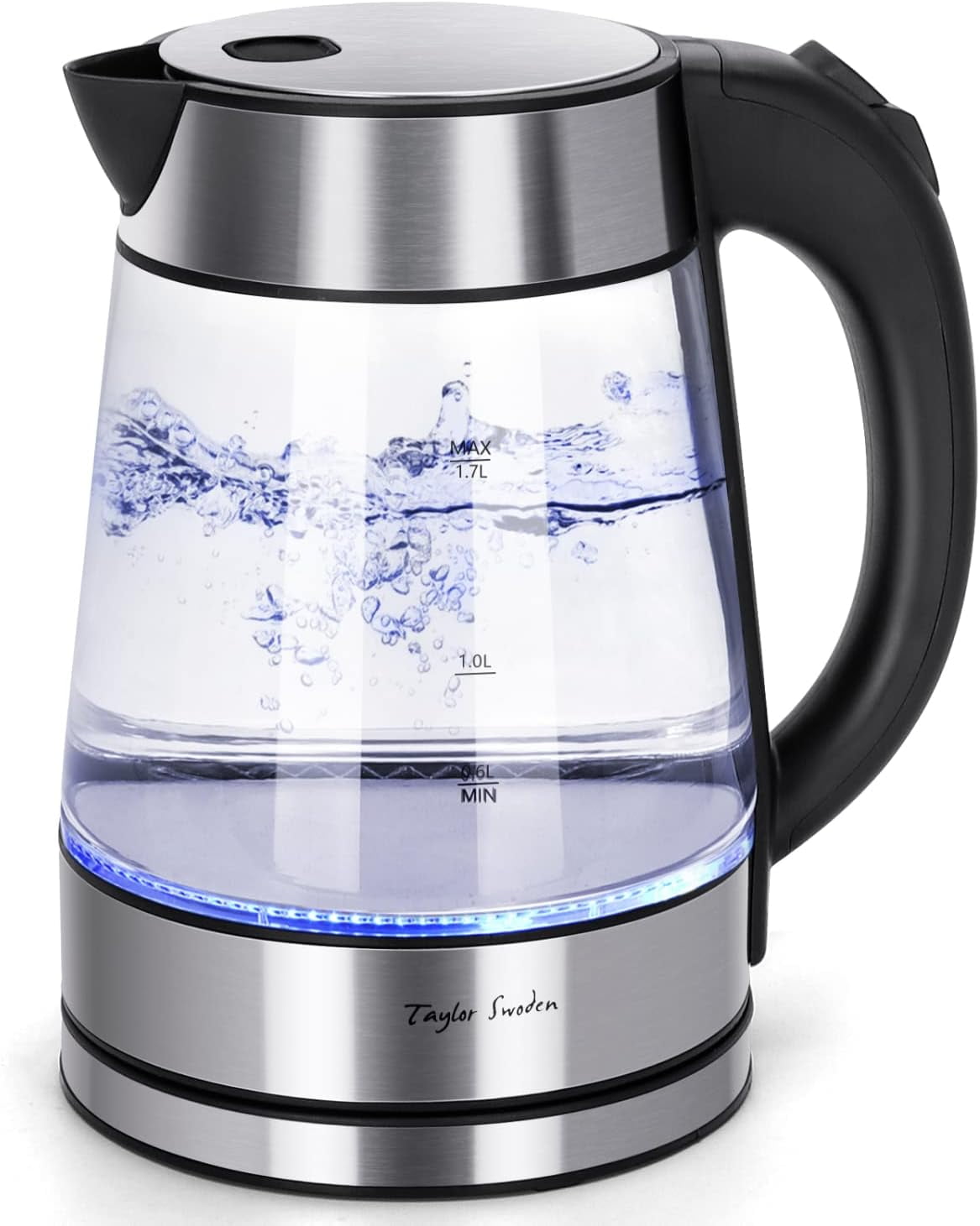 Glass Hot Water Kettle Electric for Tea and Coffee 1.7 Liter Fast ...