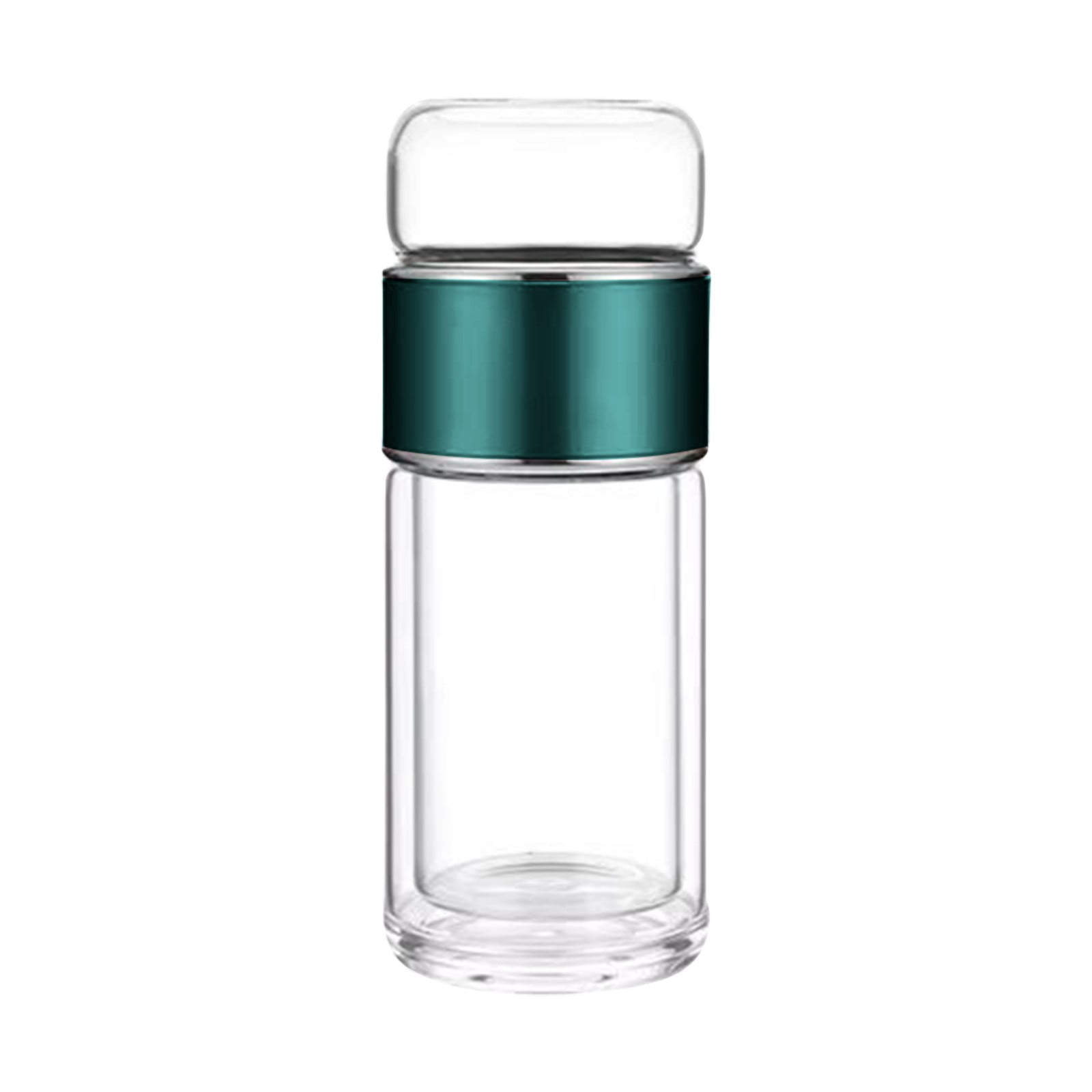 Glass Infuser, 3-In-1 Smart Tea Infuser Double Wall Glass Teacup with ...