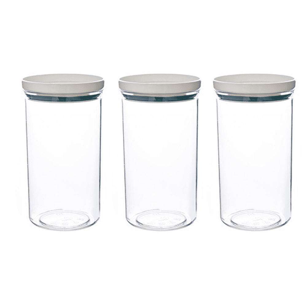 Glass Jar, Stackable Glass Food Storage，Glass Food Storage Container ...