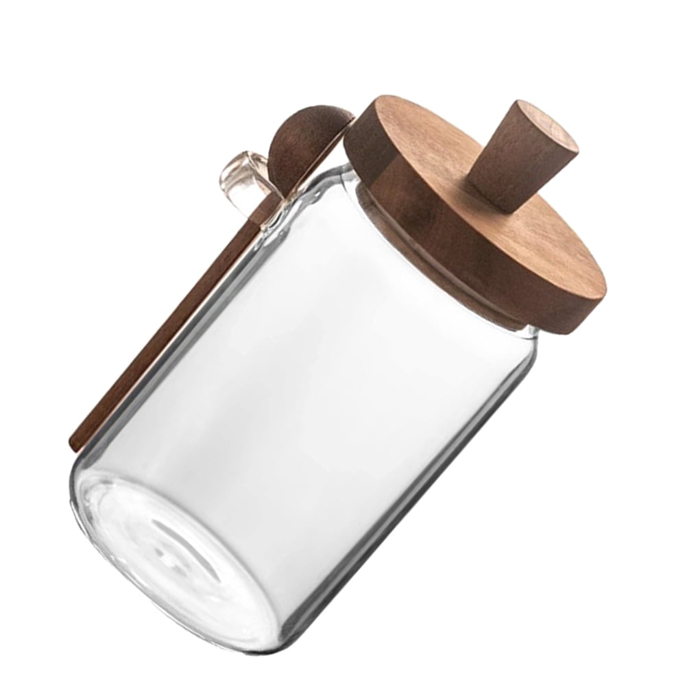Glass Jar Storage Containers for Food Kitchen with Lid Dried Jars ...