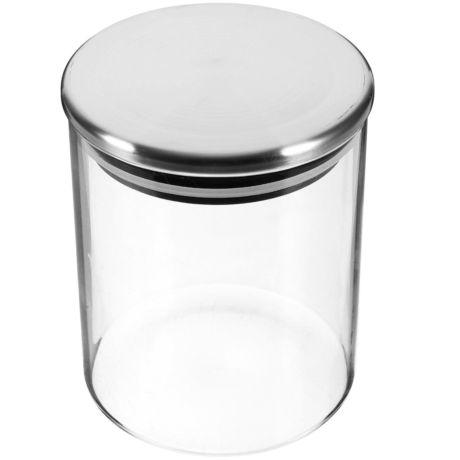 Glass Jar with Lid Food Storage Container Containers Cracker Coffee ...
