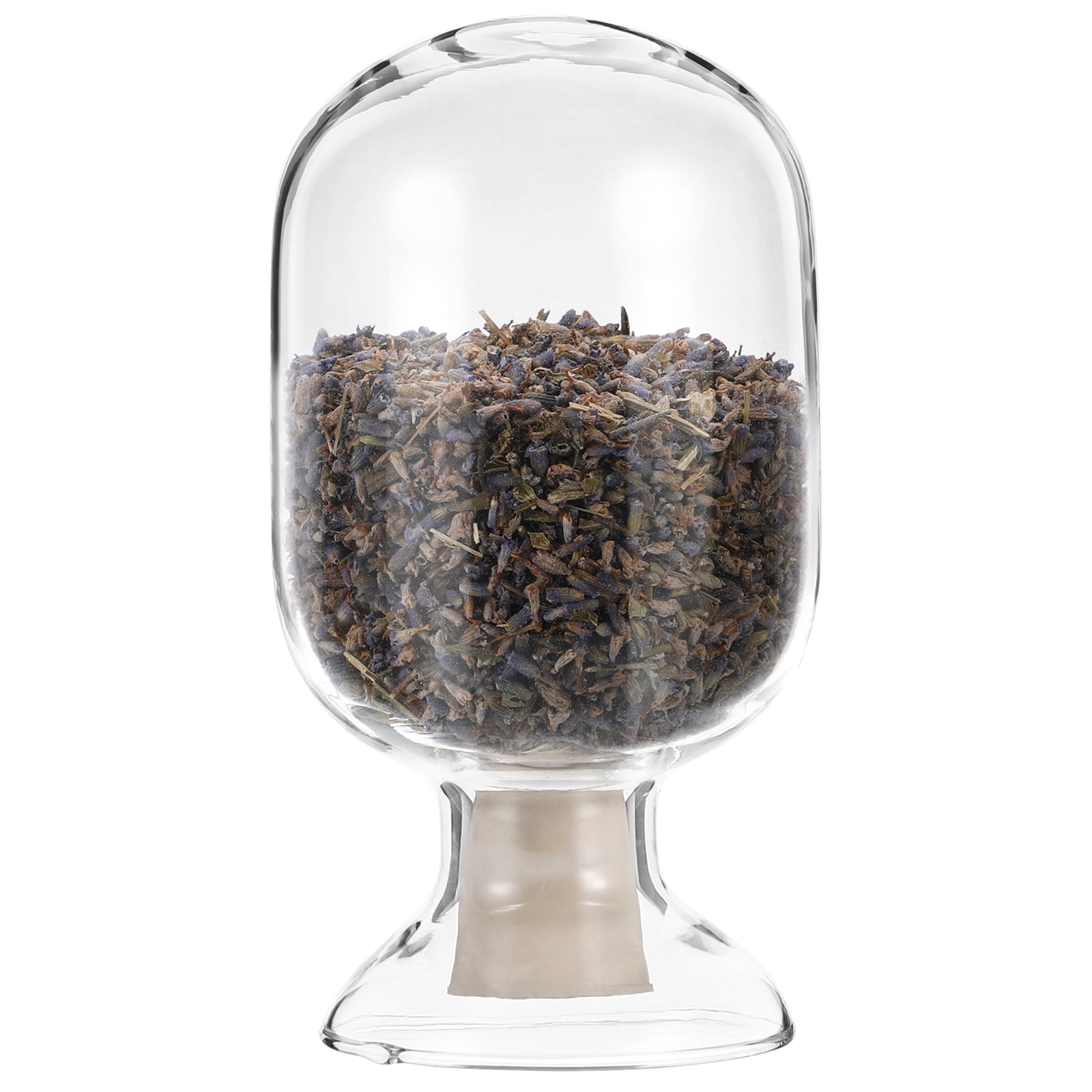 Glass Jar with Lid Match Holder Striker Sample Bottles Specimen Display ...