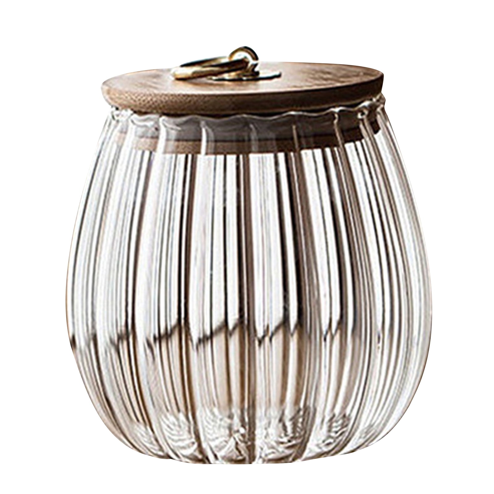 Glass Jars with Bamboo Lids, Glass Containers with Airtight Lids for ...