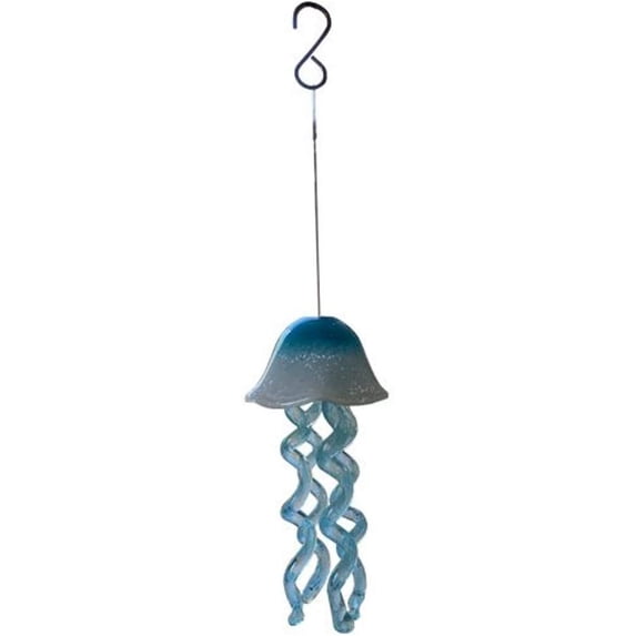 Glass Jellyfish Wind Chime 20 Inches - Walmart.com
